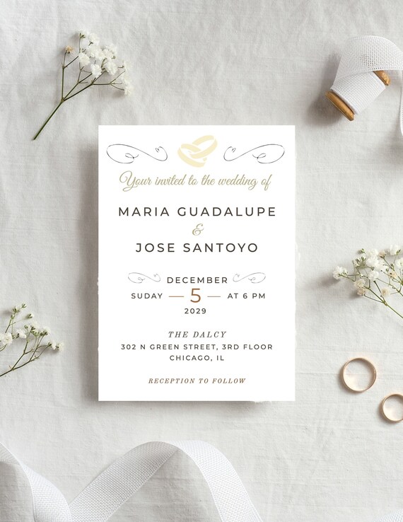 Adobe wedding invitation templates | Honestweddingadvice.com