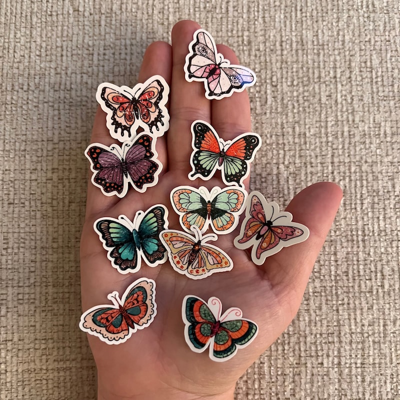 Vinyl Mini Butterflies - Etsy