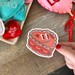 Trendy Heart Cakevintage Retro Heart Cake Stickerfunny Cake ...
