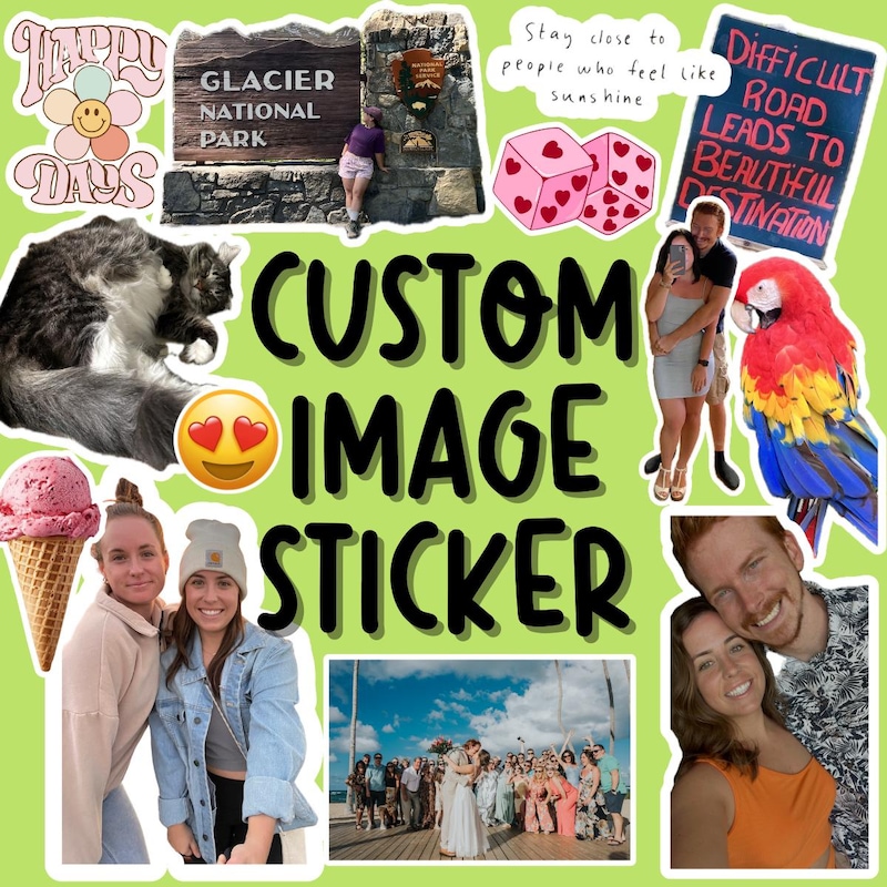 Stickers Made From Images - Etsy