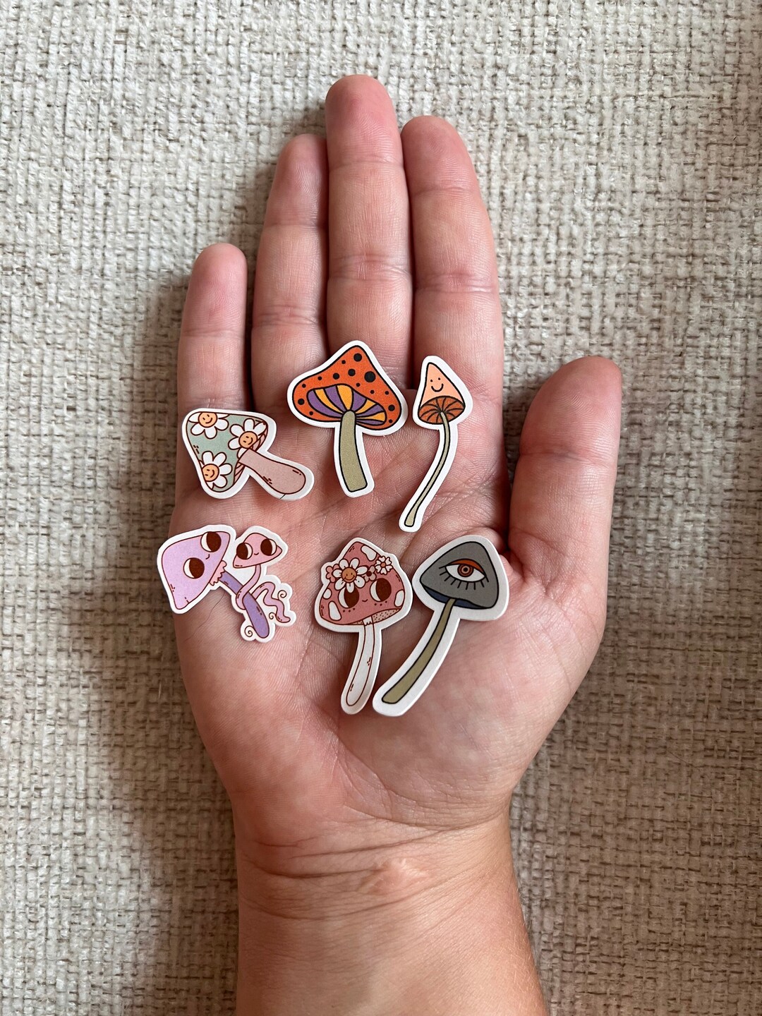 Mushroom Stickers|mushroom Sticker|small Sticker Pack|mini Sticker Pack ...