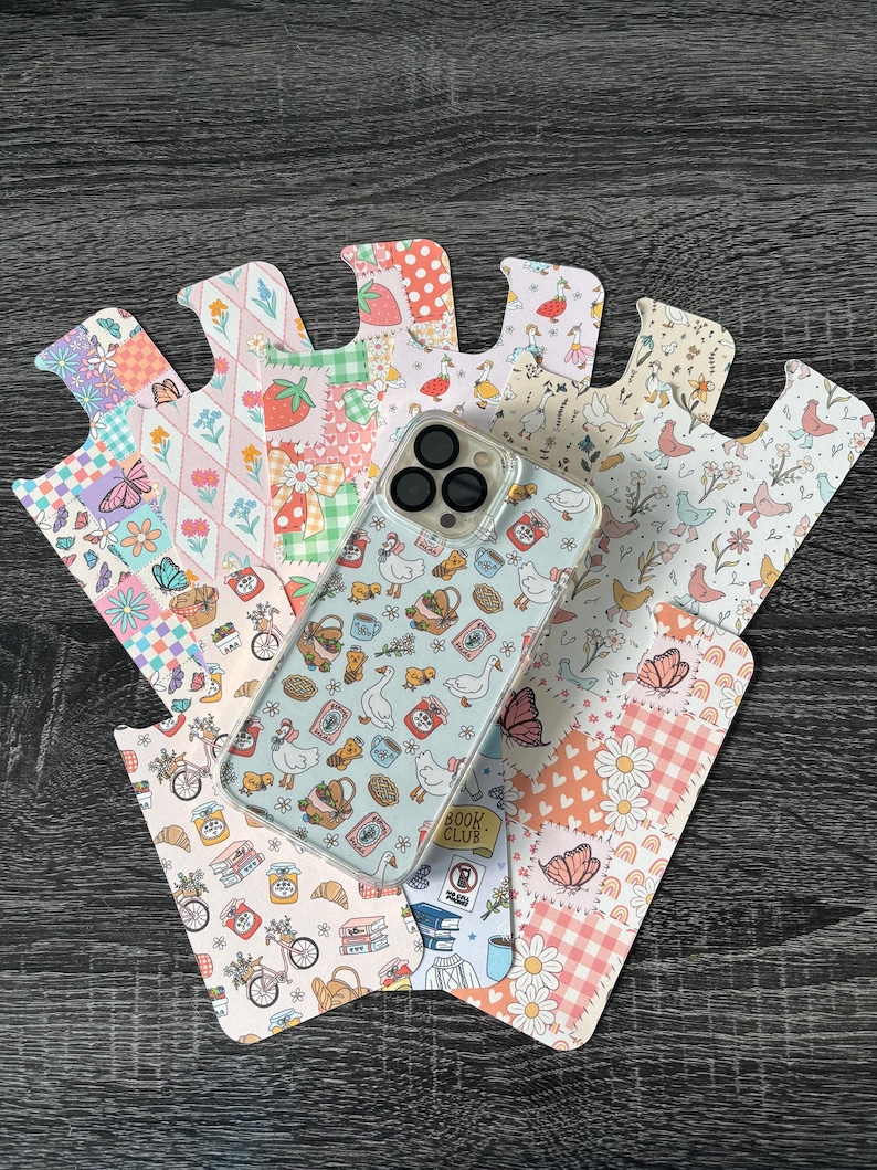 Cottagecore Phone Case Inserts - Decorative Cardstock for Clear Case ...