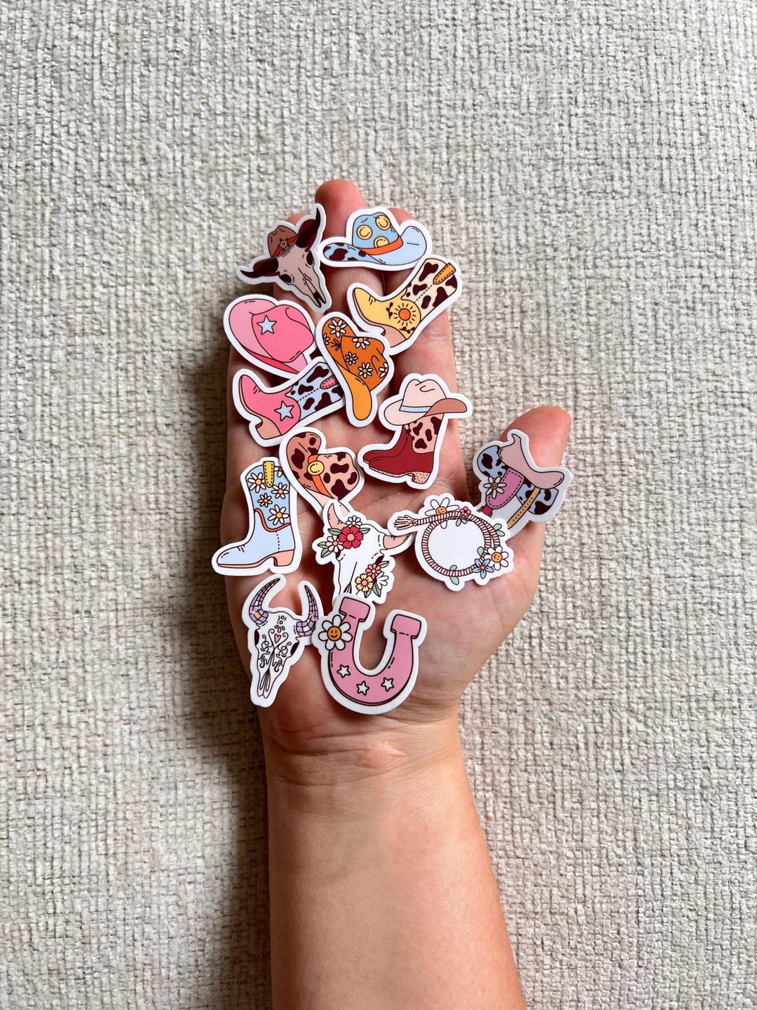 Western Mini Sticker Pack|tiny Sticker|1 Inch Stickers|little Stickers ...