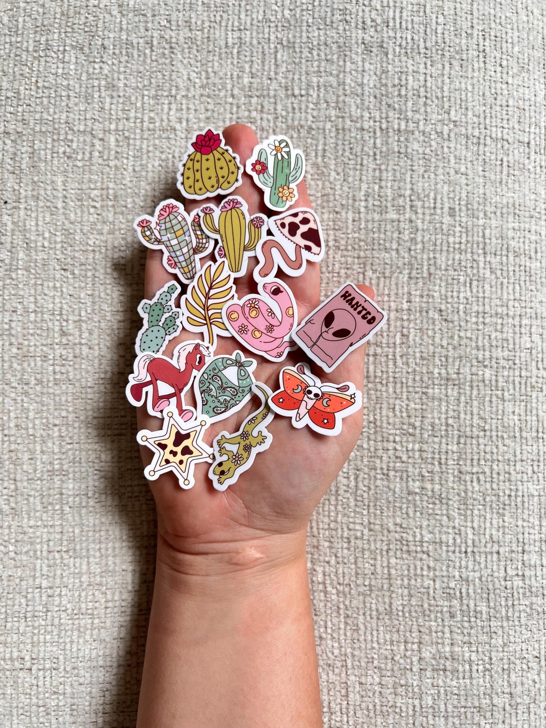 Western Mini Sticker Pack|tiny Sticker|1 Inch Stickers|little Stickers ...