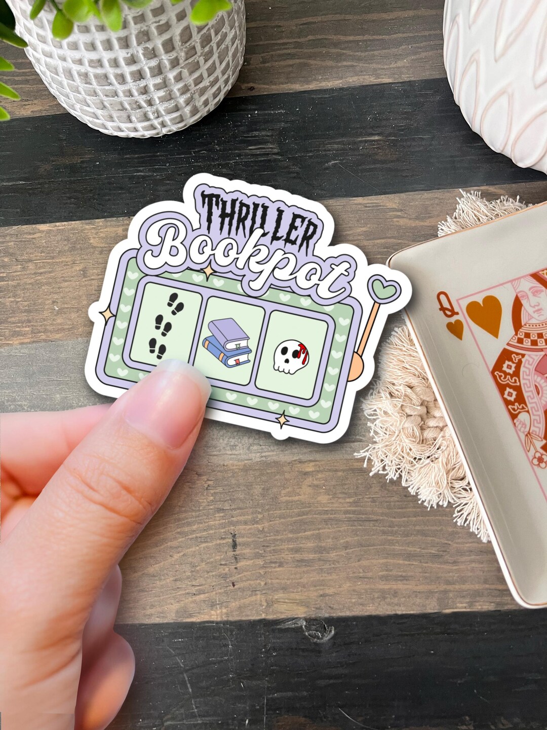 Thriller Book Sticker|mystery Book Sticker|cute Sticker|reading Sticker ...