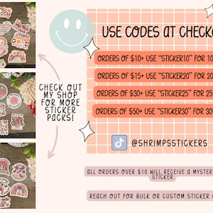 Custom Text Vinyl Sticker |custom Text Sticker Vinyl|custom Text ...