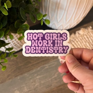 Dental Hygienist Sticker: Water Resistant Vinyl Decal - Etsy