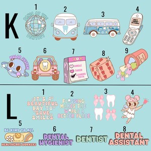 Dental Mini Stickers,dental Hygiene Sticker,tooth Sticker,dental ...