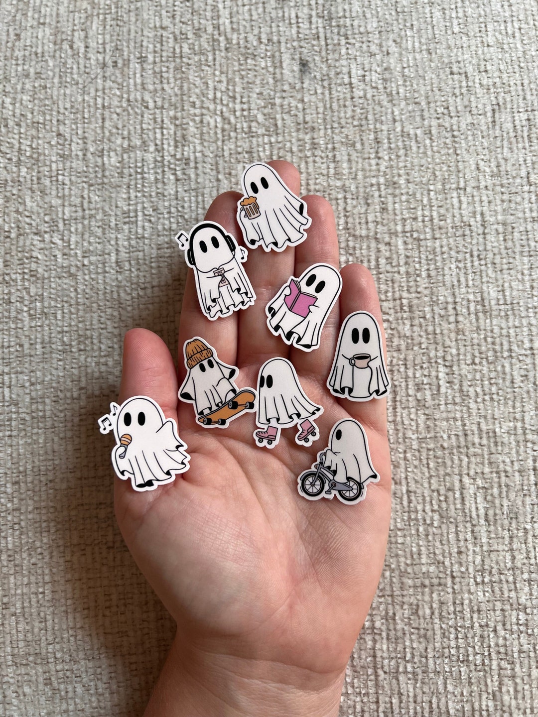 Cute Ghost Stickers Create Your Own Small Sticker Pack Mini Vinyl ...