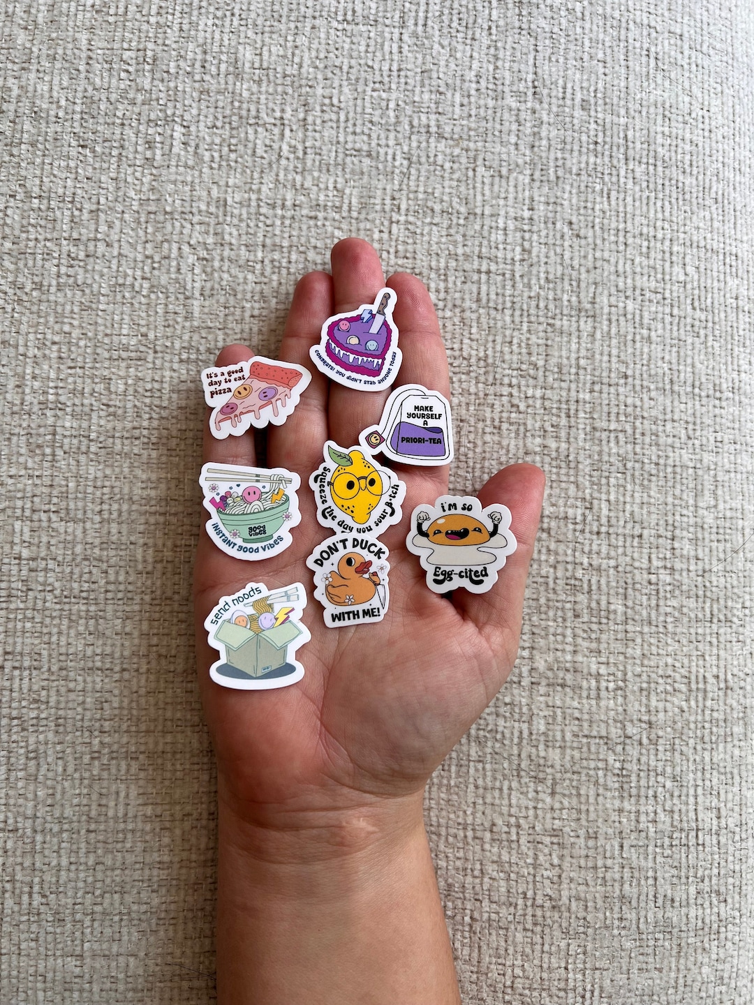 Funny Mini Vinyl Stickers: Water-resistant Decals for Laptop, Journal ...