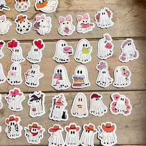 Cute Ghost Stickers|create Your Own Small Sticker Pack|mini Sticker ...
