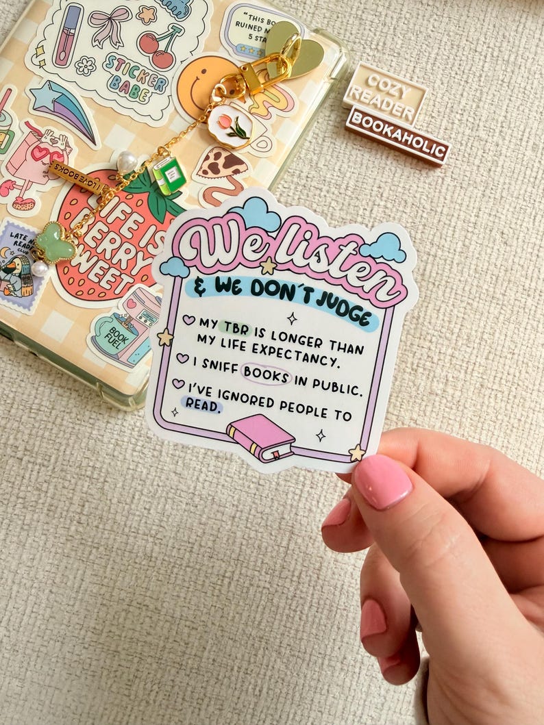 Funny Bookish Stickers Book Sticker Pack Girly Bookish Bundle Bookworm ...