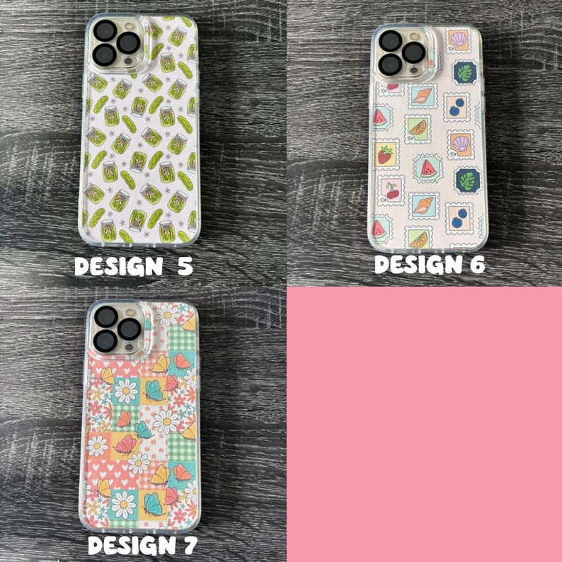 Handmade Summery Phone Case Inserts Decorative Cardstock iPhone Insert ...