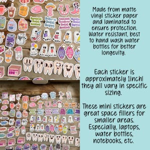 Dental Mini Stickers,dental Hygiene Sticker,tooth Sticker,dental ...