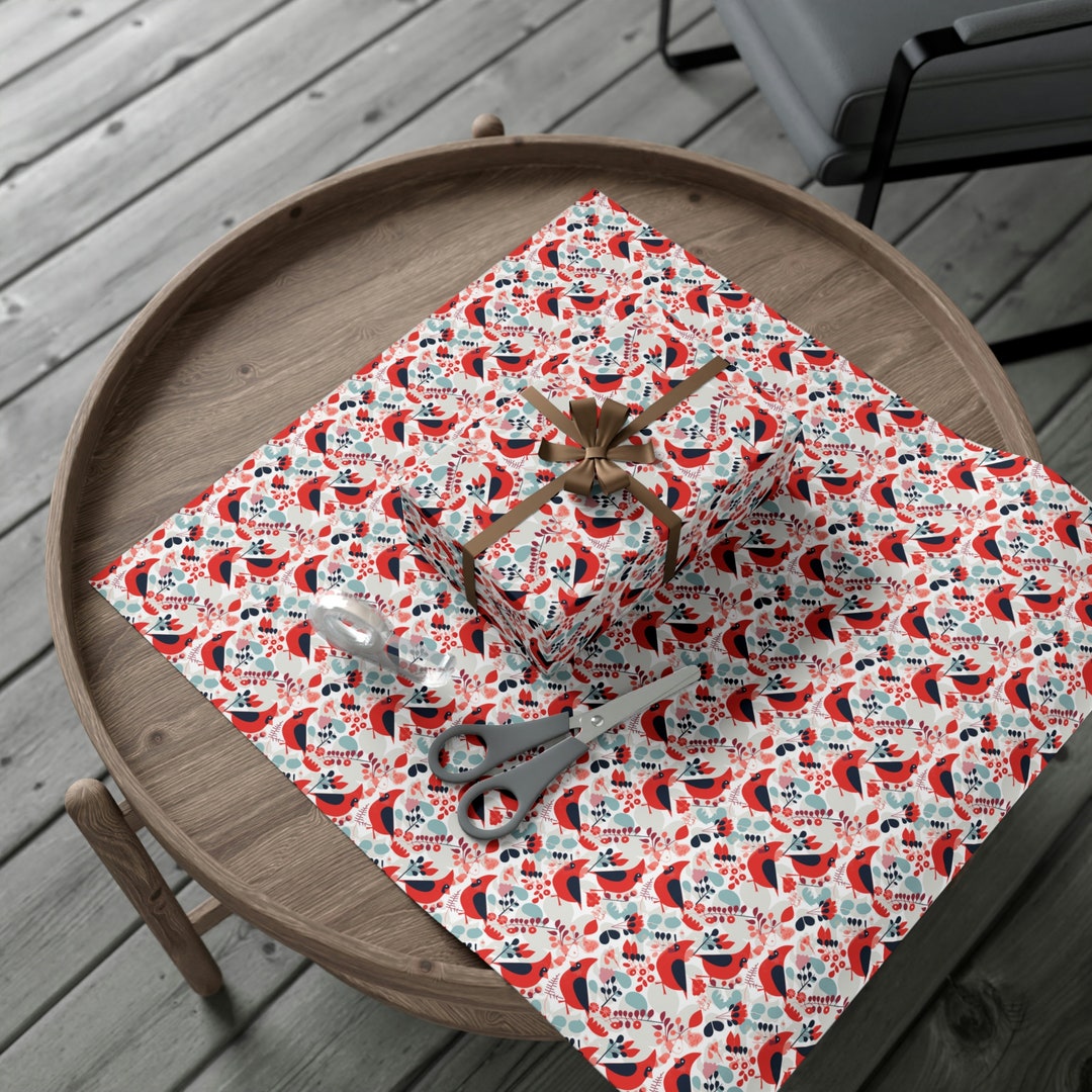 Virginia Red Cardinal Gift Wrap Papers - Etsy