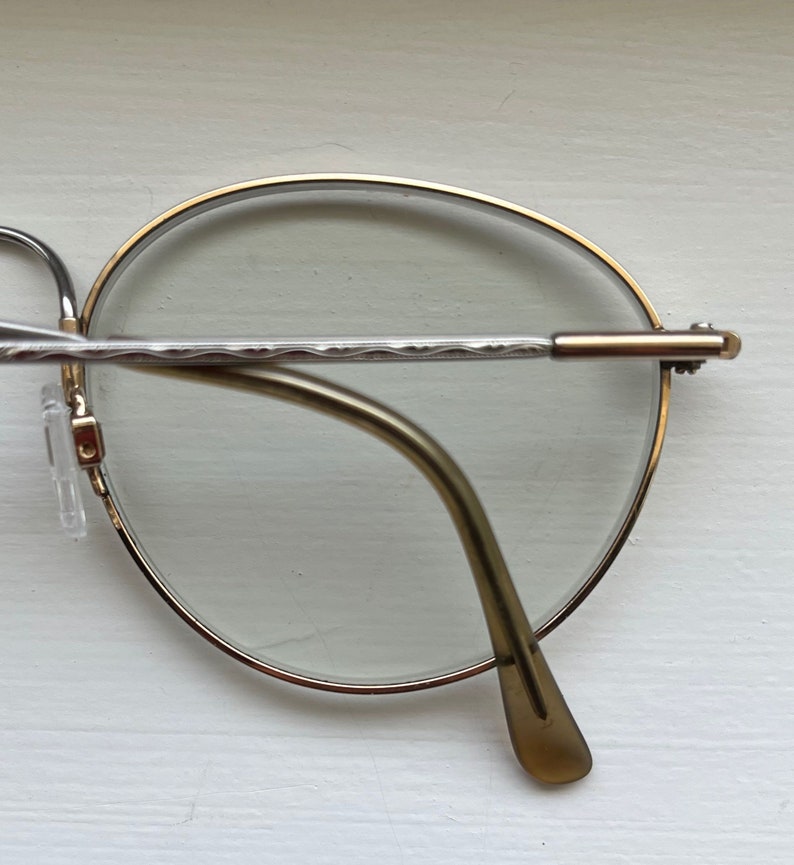 Vintage Marchon Flexon Gold Tone and Titanium Eyeglass Frames - Etsy