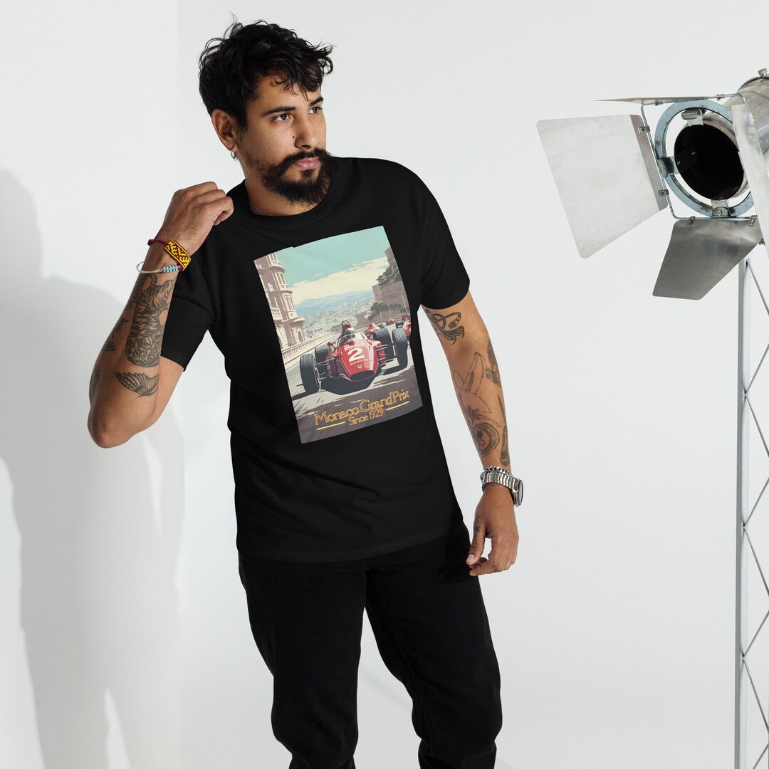 Monaco Grand Prix Shirt Race Car Tee F1 Merch Motorsports Apparel ...