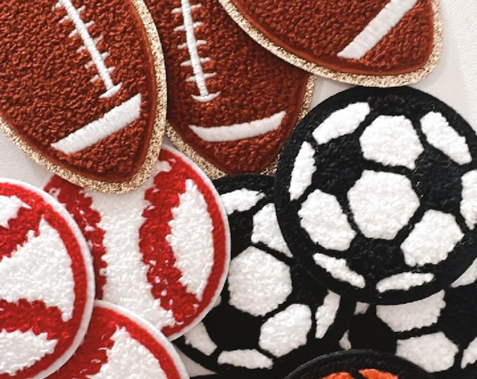 Sports Iron on Patches | Chenille Patches | Football | Baseball ...