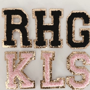 2” Varsity Letters , Chenille Patches, Iron-on - Etsy