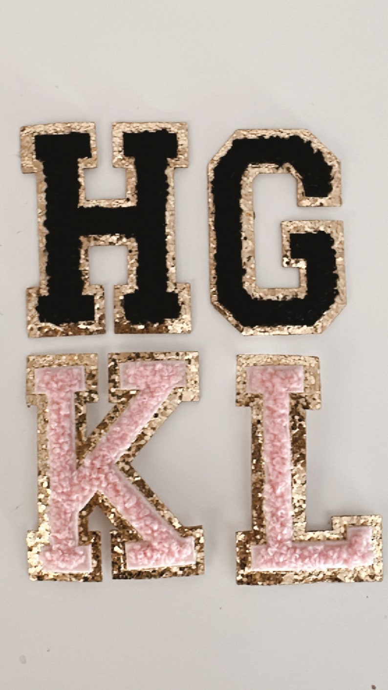 2” Varsity Letters , Chenille Patches, Iron-on - Etsy