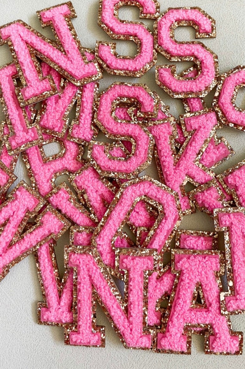 2” Varsity Letters , Chenille Patches, Self-adhesive 3M - Etsy