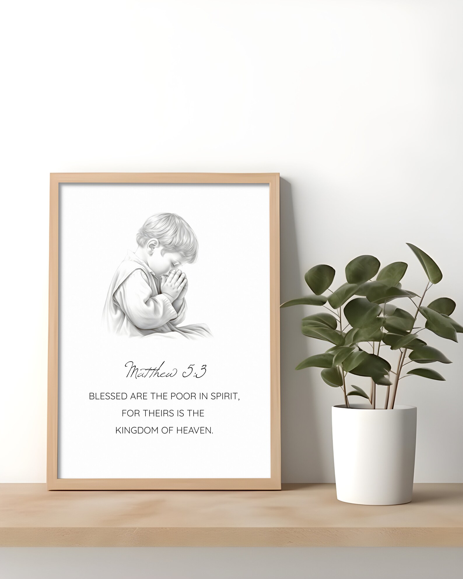 Beatitudes Wall Art Scripture Wall Art Christian Wall Art Digital ...