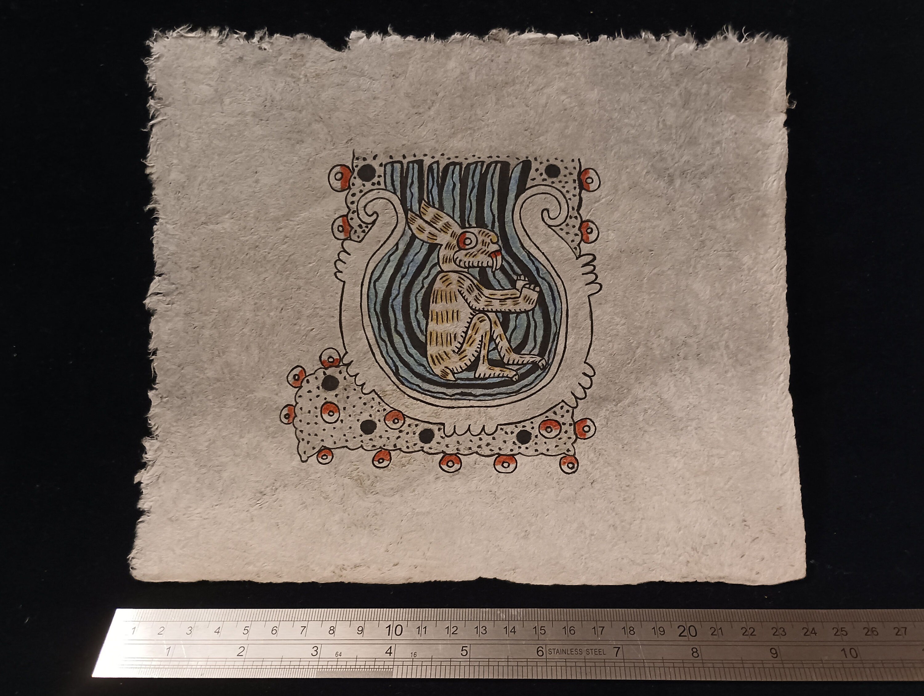 Watercolor Painting Replica of the Borgia Codex Pre-hispanic - Etsy