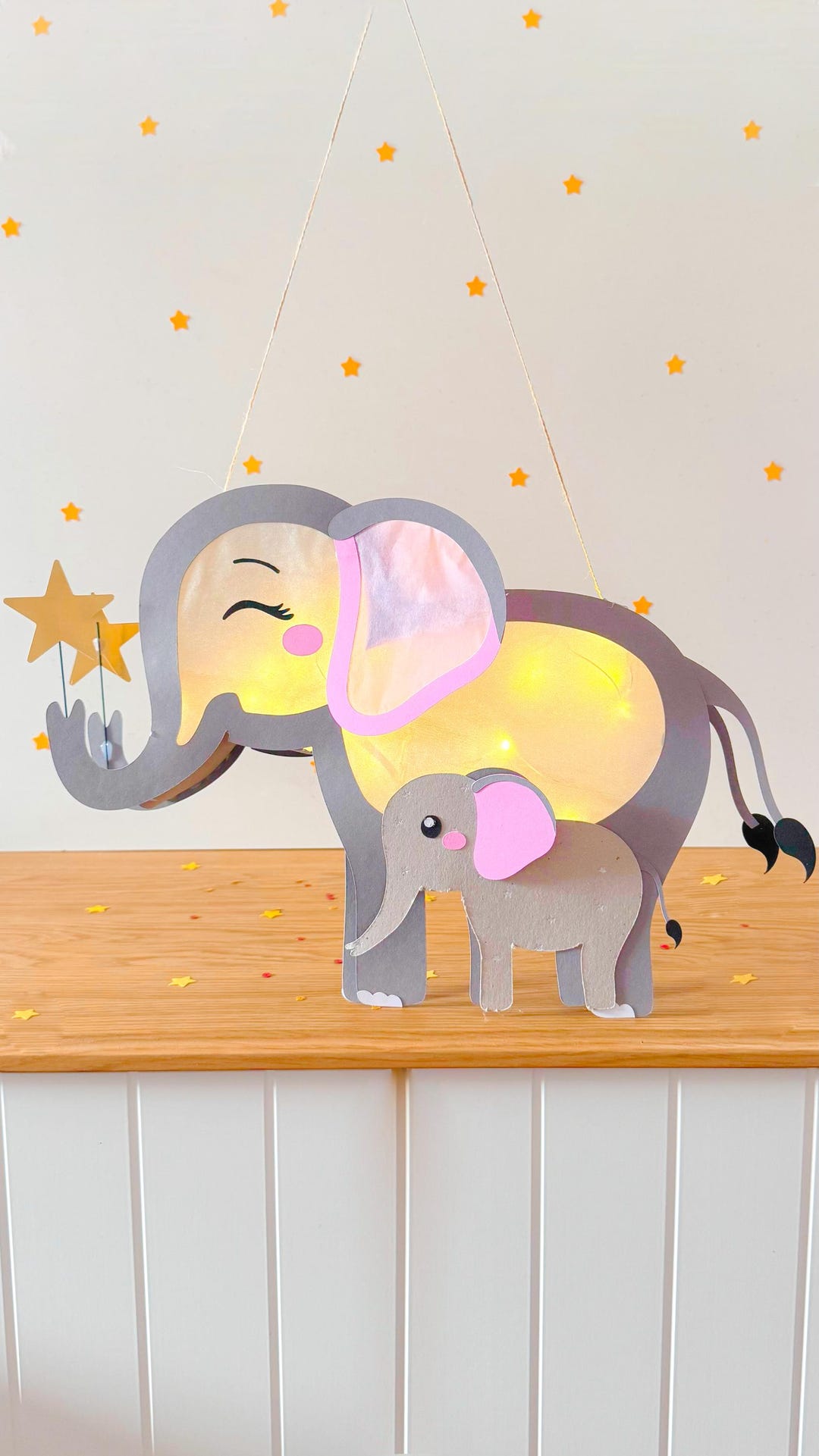 Elephant Lantern Craft Template PDF/SVG/DXF Plotter File_crafting With ...