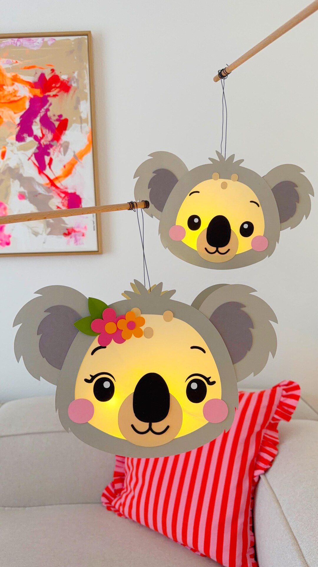 Koala Lantern Craft Template PDF/SVG/DXF Plotter File_crafting With or ...