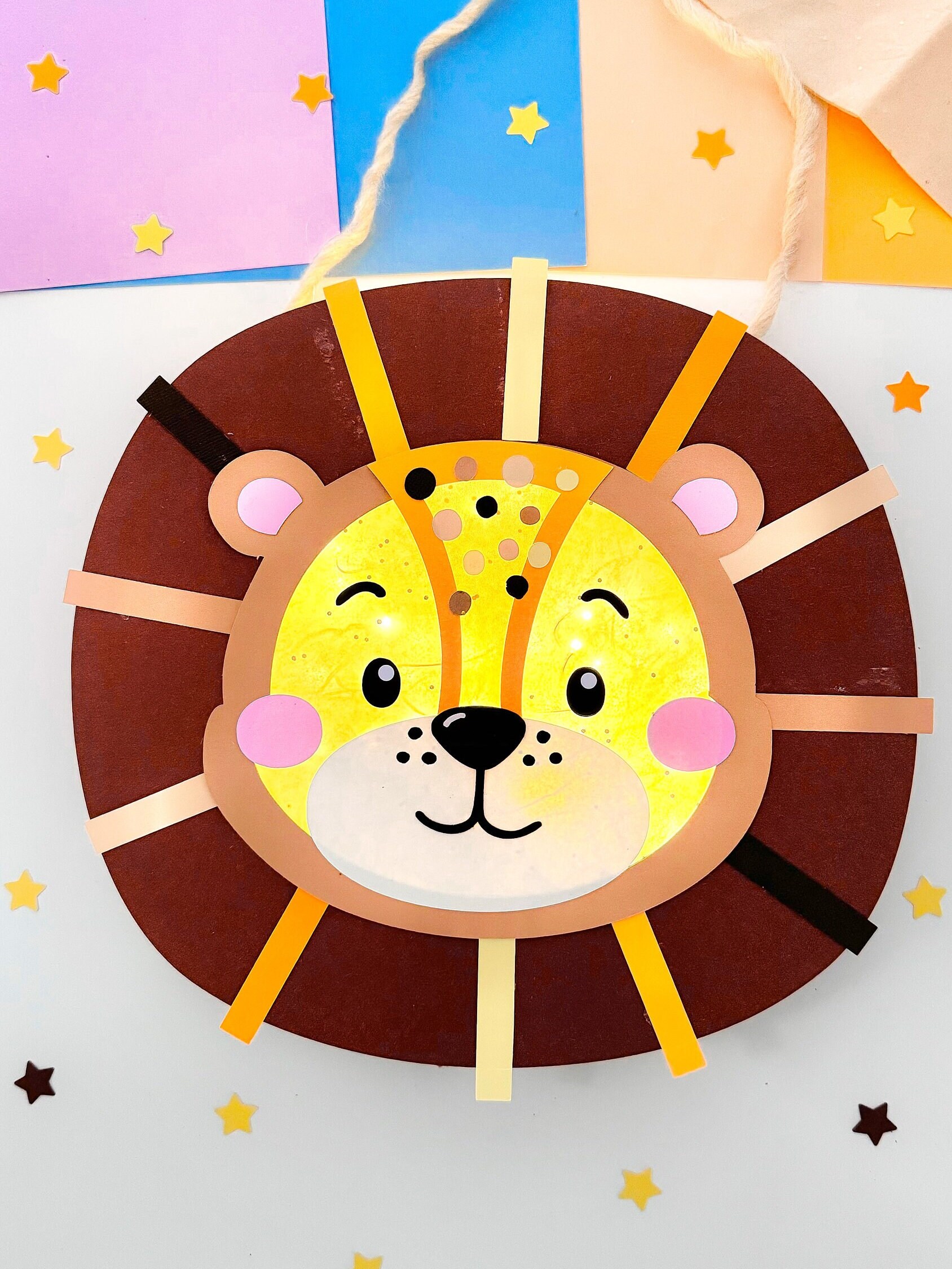 Lion Lantern Craft Template/svg File/individual Parts to Make It by ...