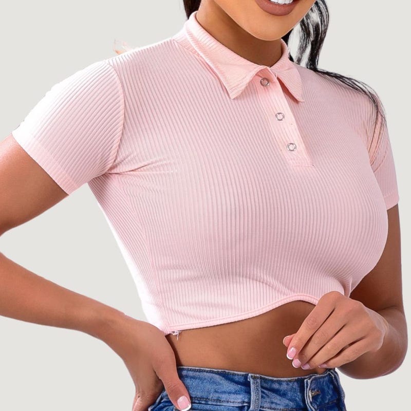 Button up Crop Tops - Etsy