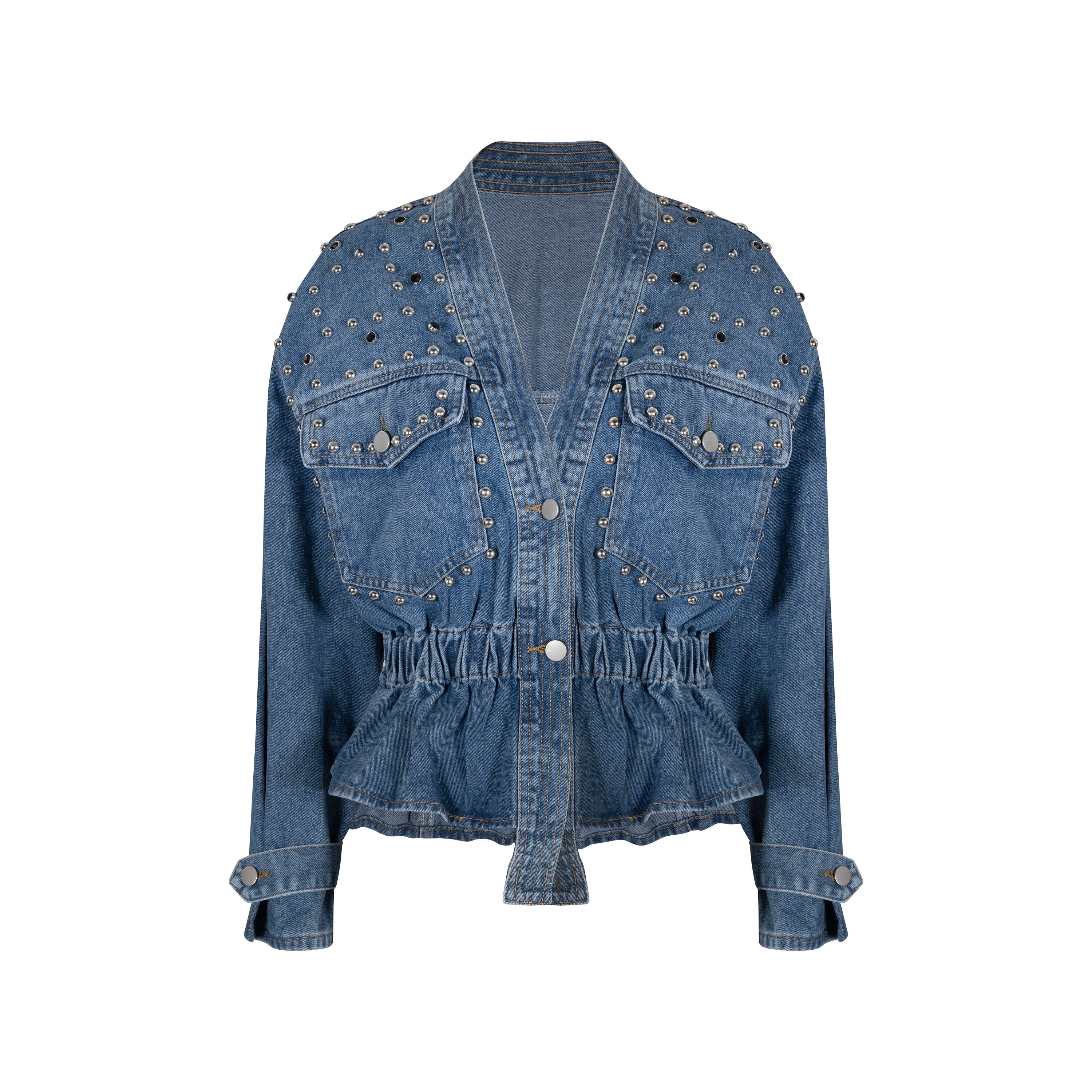 Versatilefit Women's Denim Jacket: Comfort and Style With Batwing ...