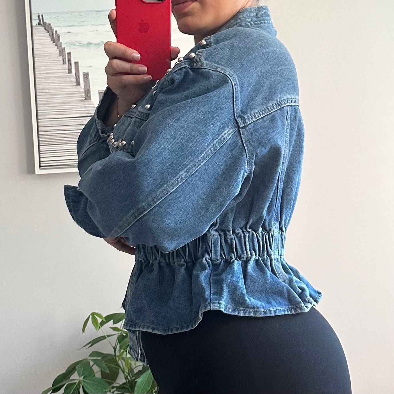 Versatilefit Women's Denim Jacket: Comfort and Style With Batwing ...