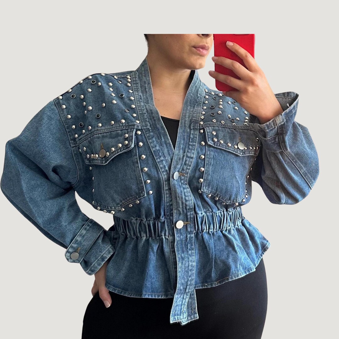 Versatilefit Women's Denim Jacket: Comfort and Style With Batwing ...