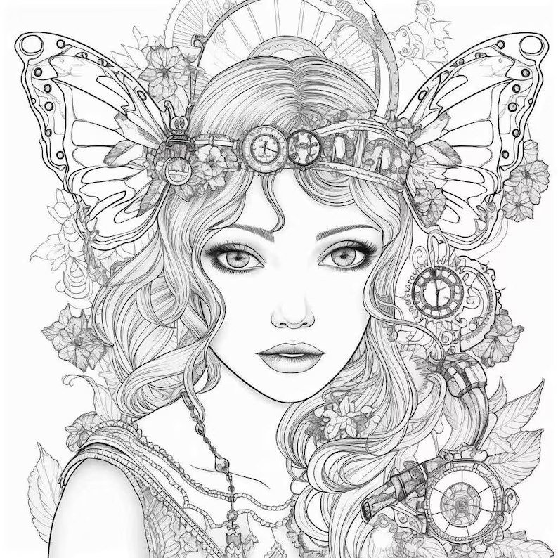 Beautiful Girl Printable Pages to Color for Kids, Boys, Girls, Teens ...