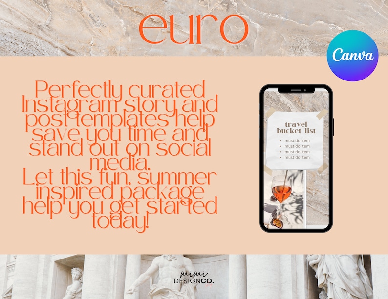 50 Instagram Story and Post Templates // Fully Customizable // - Etsy