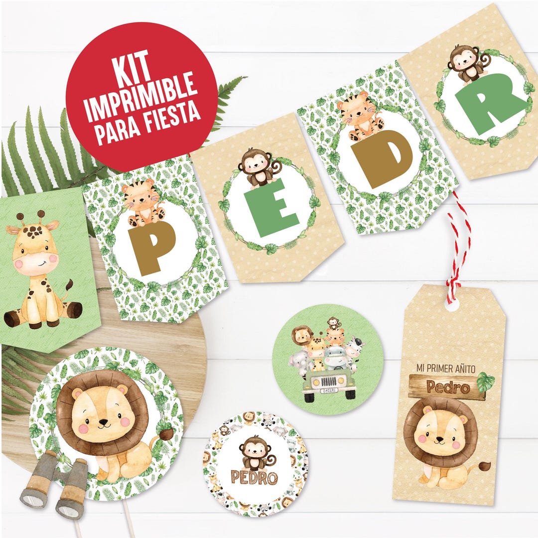 Printable Safari Party Kit - Etsy