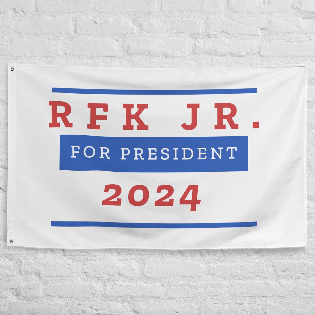 RFK Jr for President 2024 Flag, Kennedy for President Tapestry ...