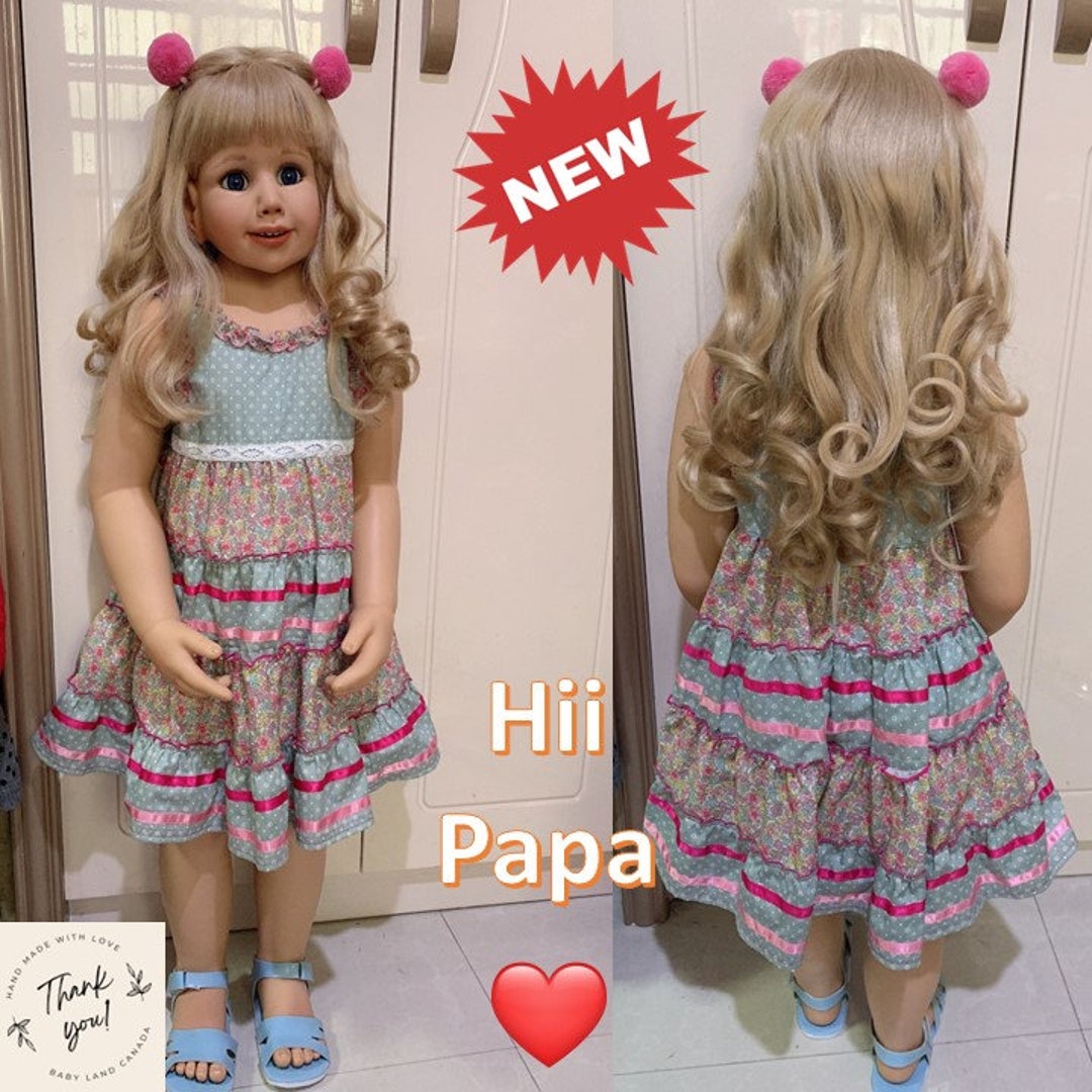 Reborn Toddler, Realistic Life Like Doll, Gift for Kids, 100 Cm Doll ...