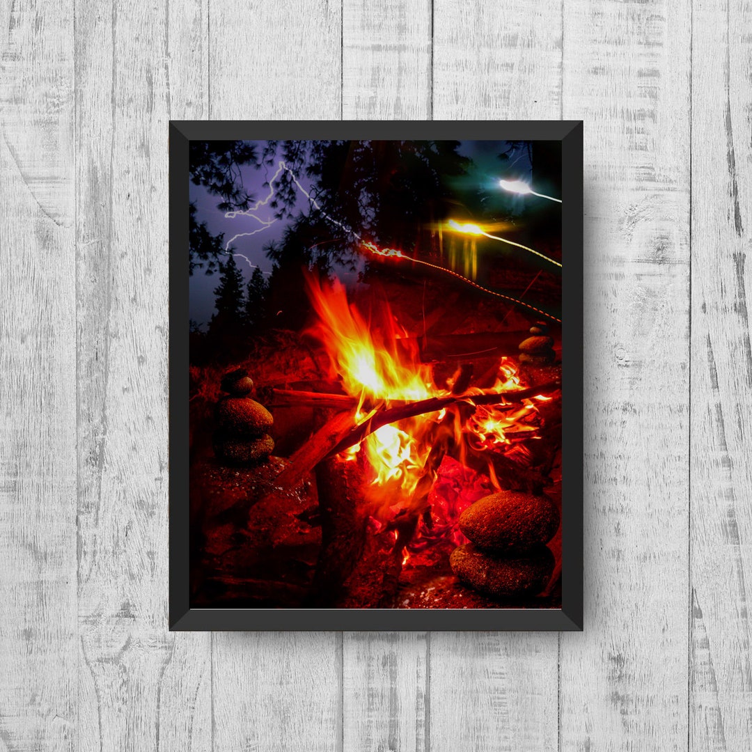 Fire and Flames Digital Art - Etsy