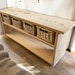 Stunning Redwood Shoe Rack, Shoe Storage 50cm High, 30cm Depth With or ...