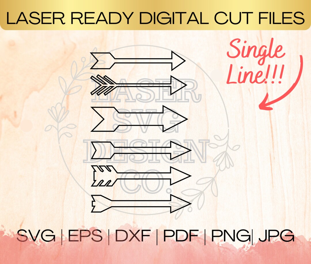 SVG Arrows Bundle Single Line Download File in EPS, Dxf, Pdf, SVG for ...