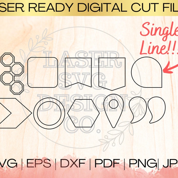 Basic Shapes Dxf - Etsy
