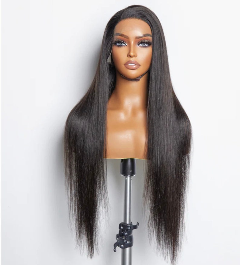 20inch 13x6 Glueless 3D Lace Front Straight Wig 150% Density Cap Pre ...