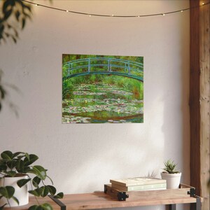 Claude Monet - the Japanese Footbridge (1899) Painting | Impressionism ...