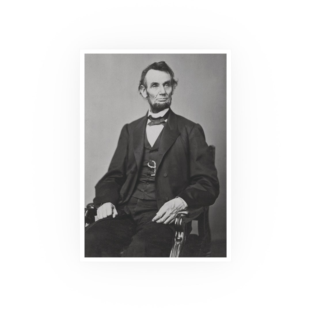 Anthony Berger - President Abraham Lincoln (1864) Albumen Print | Black ...