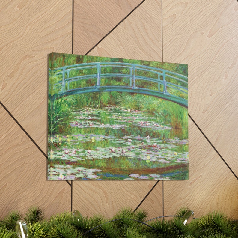 Claude Monet - the Japanese Footbridge (1899) Painting | Impressionism ...