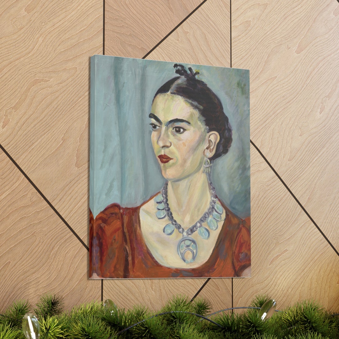 Frida Kahlo Portrait by Magda Pach 1933 1.25 Canvas Wrap Art Print 3 ...