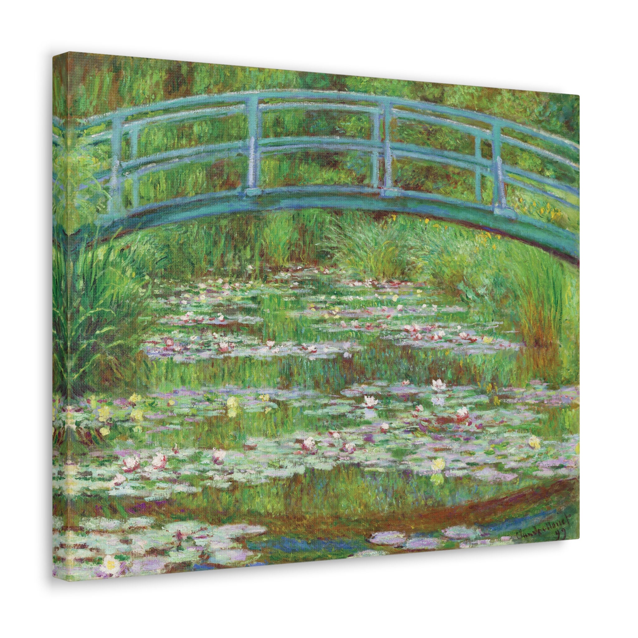 Claude Monet - the Japanese Footbridge (1899) Painting | Impressionism ...