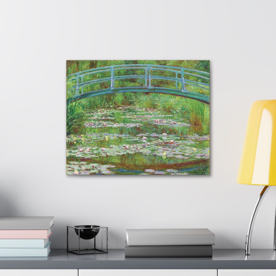Claude Monet - the Japanese Footbridge (1899) Painting | Impressionism ...